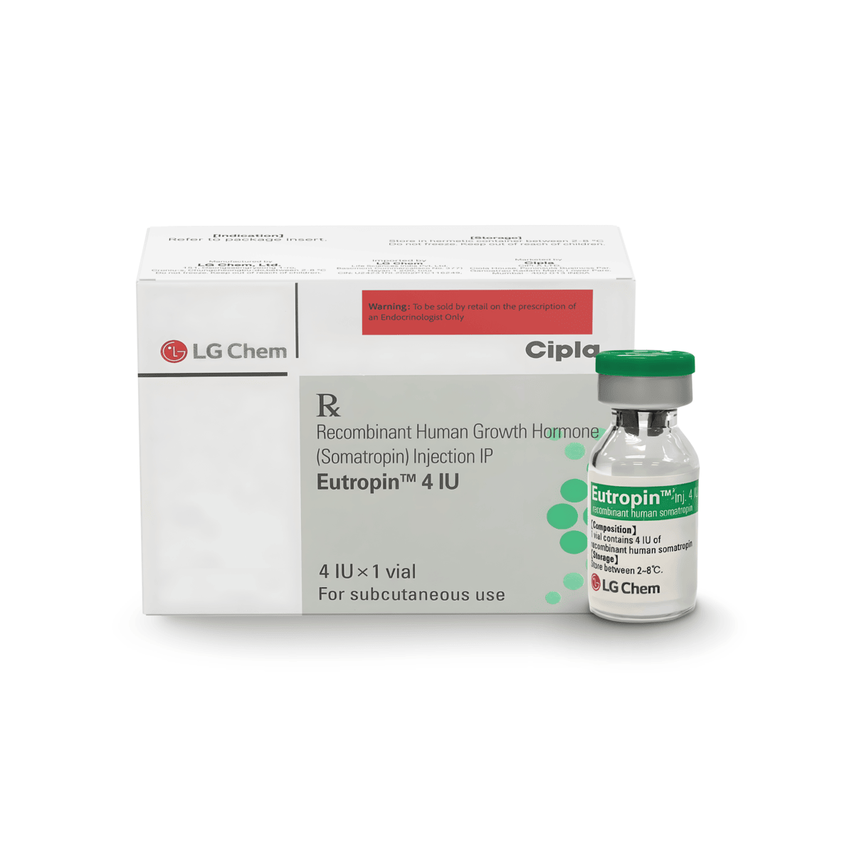 Eutropin Inj 4 IU : Uses, Benefits, and Side Effects