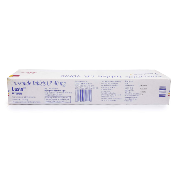Lasix 40 mg: View Uses, Dosage, Side Effects and More