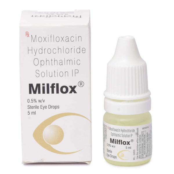 Order Milflox 0.5% 5 ml | Vigamox | Avelox | Moxifloxacin