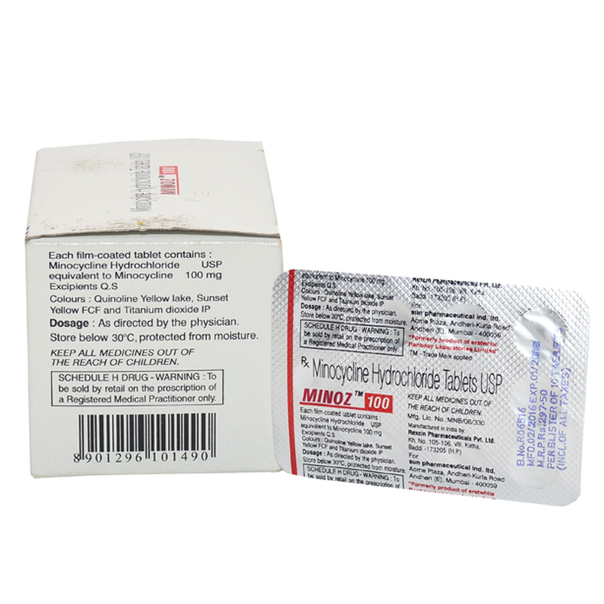 Minoz 100 mg: Uses, Dosage, Side Effects, Price, Reviews