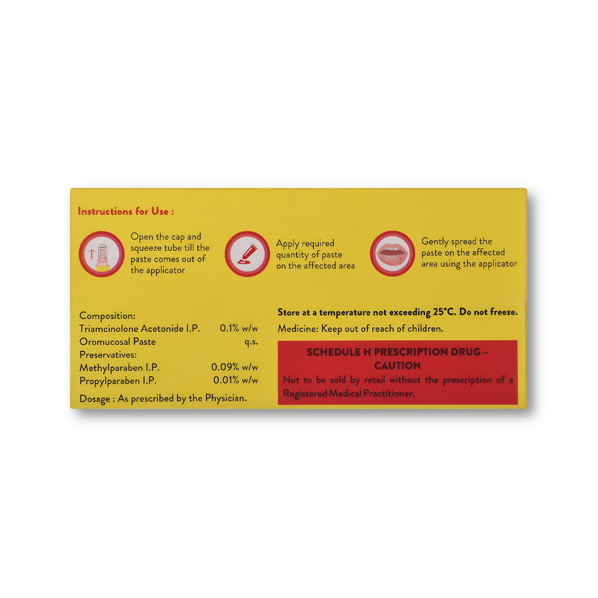 Kenacort Cream 0.1% (5 Gm) with Triamcinolone Acetonide