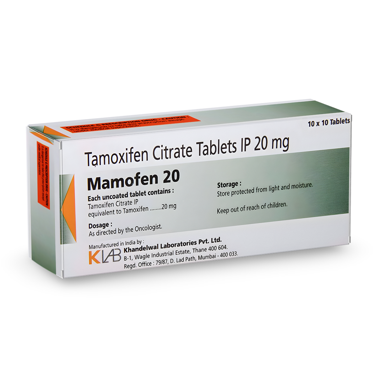Mamofen 20mg | Tamoxifen Citrate Tablet | GoodRxMedicine