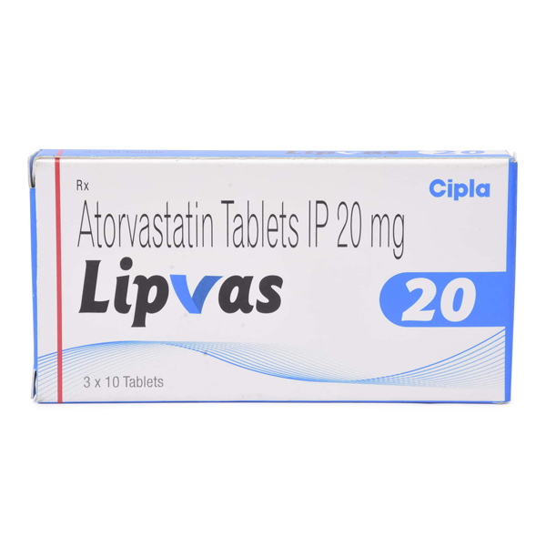 Order Lipvas 20 mg | Lipitor | Atorvastatin | Warning