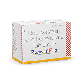 Rosuvas F 10 Tablet: Uses, Dosage and Price
